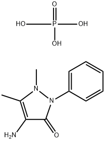 4-amino-1,2-dihydro-1,5-dimethyl-3-oxo-2-phenyl-3H-pyrazolium dihydrogen phosphate | 68258-97-9