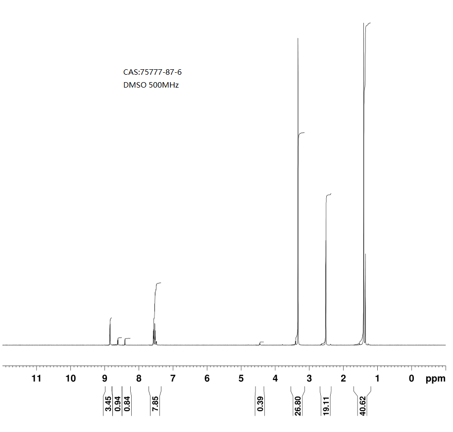 Tris[4,4'-di-tert-butyl-(2,2')-bipyridine]ruthenium(III) dihexafluorophosphate(75777-87-6) 1H ...