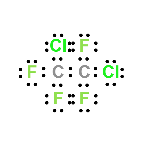 C2cl3f Lewis Structure